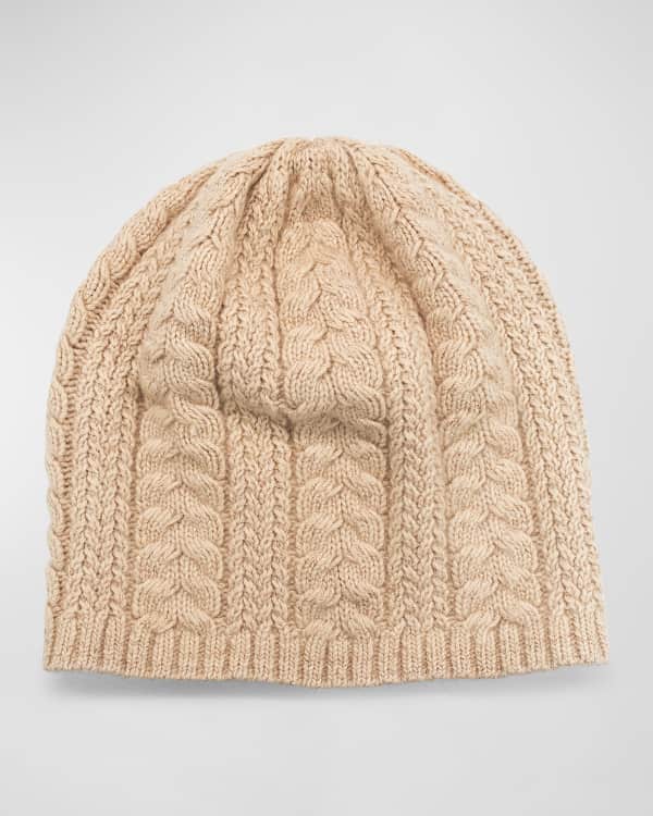 Coach Hand Knit Cable Cuff Beanie | Neiman Marcus