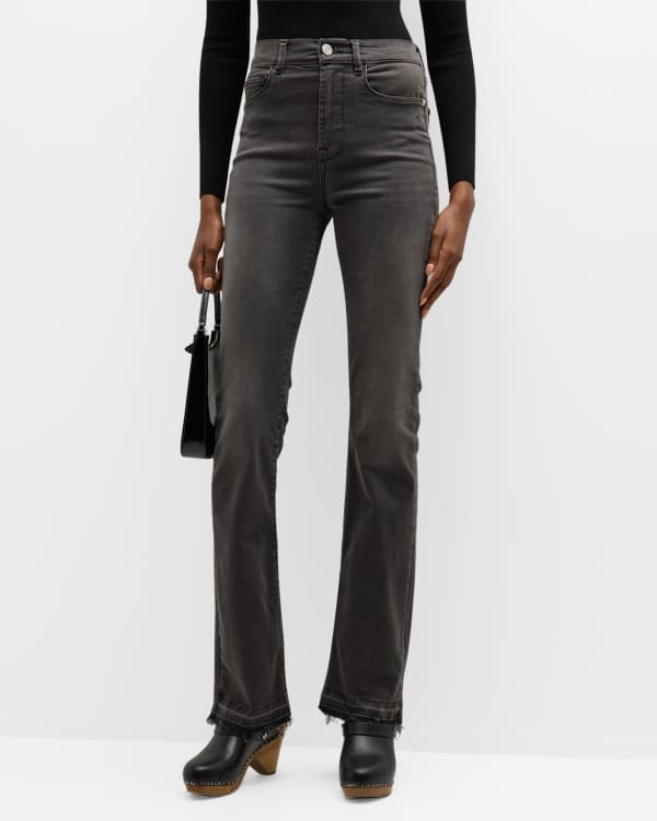 FRAME Le Mini Boot Slim High Rise Bootcut Jeans | Neiman Marcus