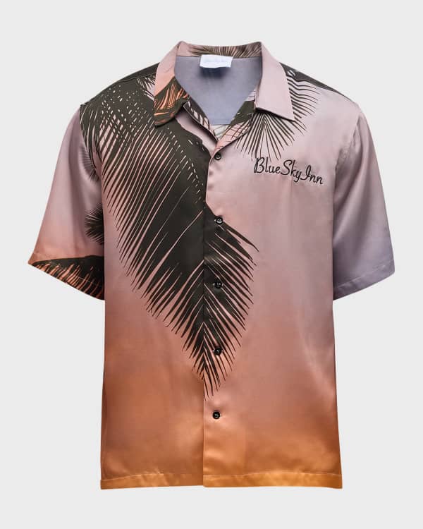 Blue Sky Inn Men's Banzai Pipeline Graphic Camp Shirt | Neiman Marcus