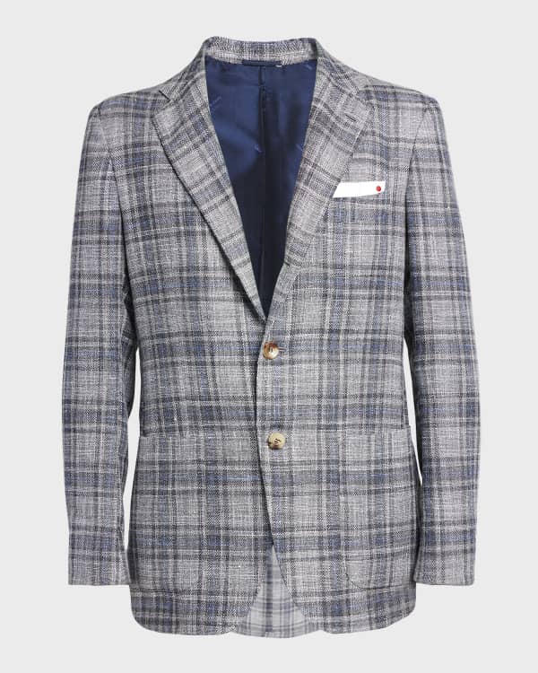 Kiton Men's Chevron Sport Coat | Neiman Marcus