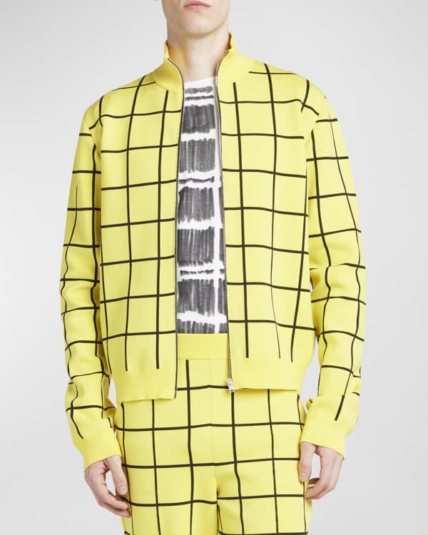 Versace Men's Greca Track Jacket | Neiman Marcus