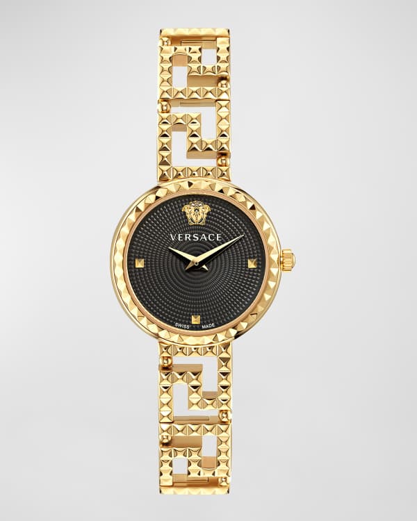 Versace 28mm Greca Goddess Watch with Bracelet Strap, Gold Plated ...