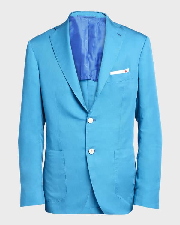Kiton Men's Chevron Sport Coat | Neiman Marcus