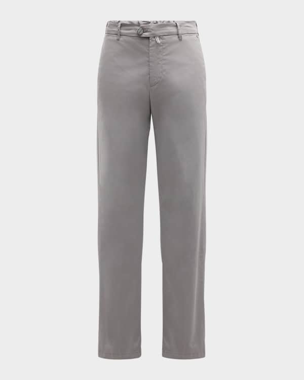 PAIGE Men's Fraser Stretch Twill Cuffed Pants | Neiman Marcus
