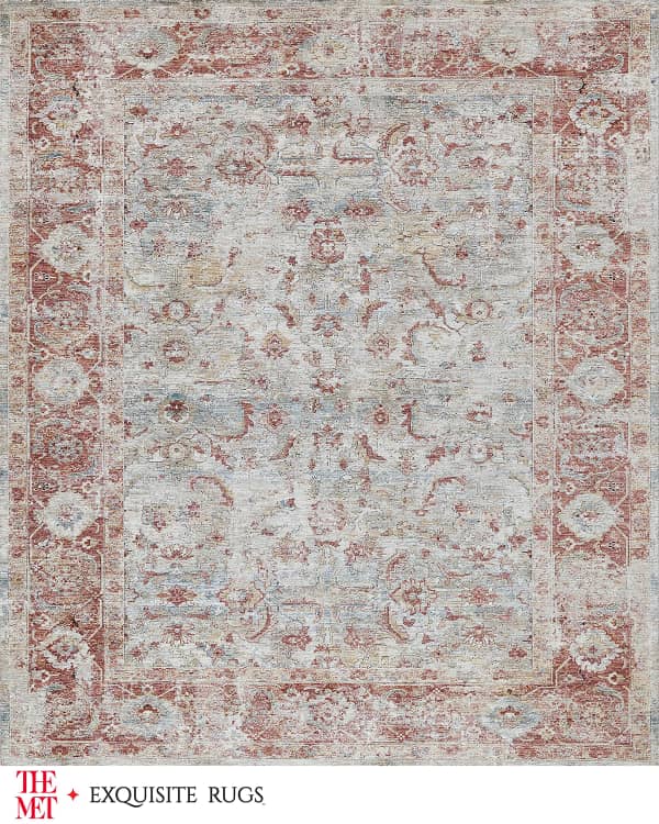 Exquisite Rugs x THE MET Antique Loom Beige & Rust Rug, 8' x 10 ...
