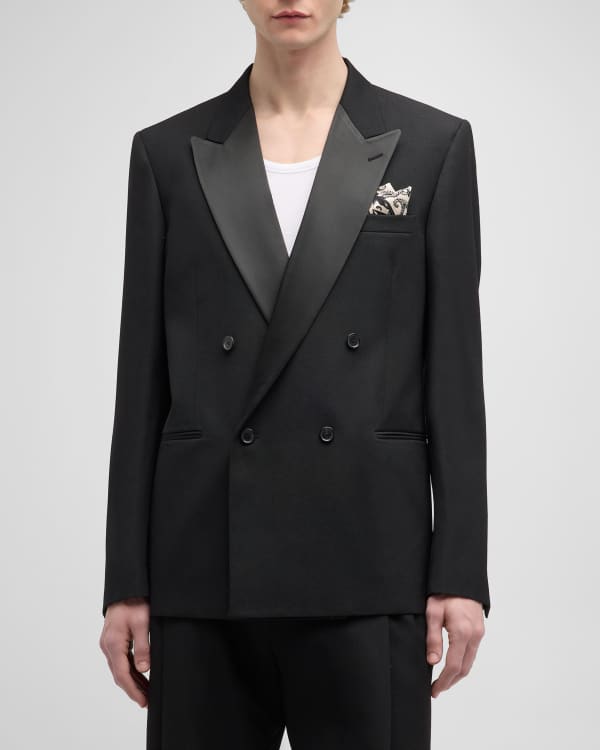 Versace Men's Metallic Tuxedo Jacket | Neiman Marcus