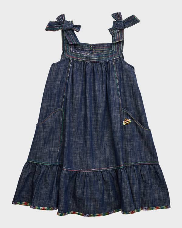 Island Kids & Kids Isle Girl's Gold Fleck Embellished Dress, Size 4-12 ...