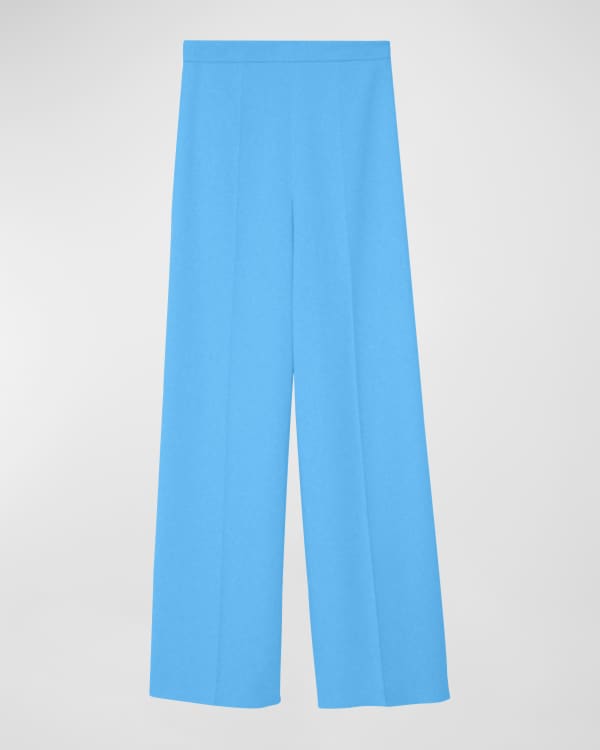 Vince Mid-Rise Straight Pull-On Pants | Neiman Marcus