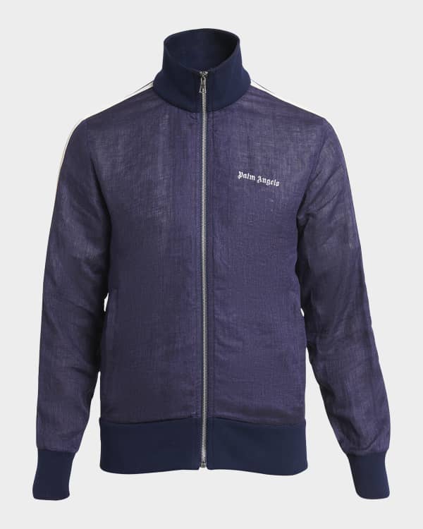 Versace Men's Greca Track Jacket | Neiman Marcus