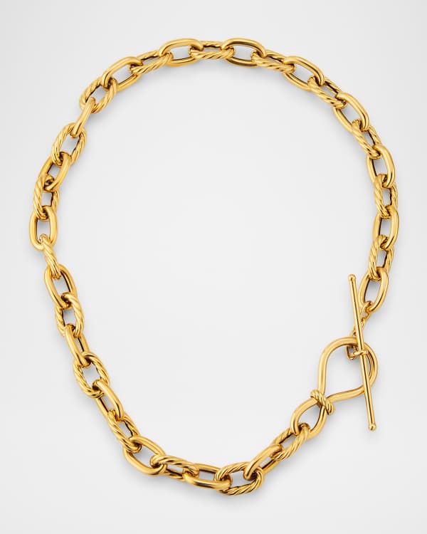 Marco Bicego 18K Yellow Gold Mixed Link Necklace | Neiman Marcus