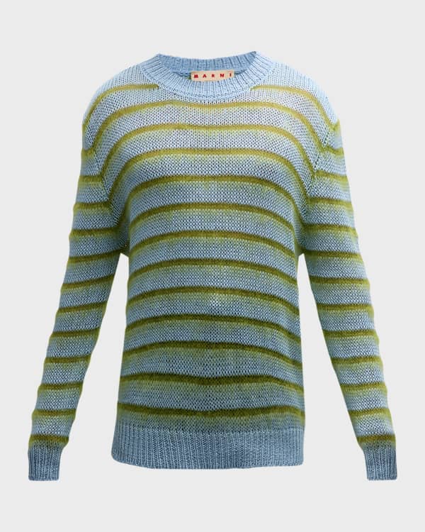 Amiri Men's Baja Bandana Wool-Cashmere Sweater | Neiman Marcus