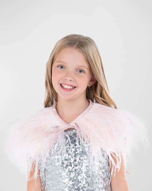 Burberry Kid's Hooded Check Zip-Up Cape, Size S-L | Neiman Marcus