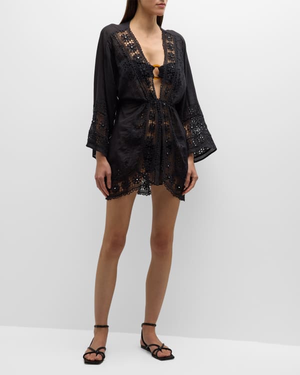 Ramy Brook Cassie Sequin Knit Mini Dress Neiman Marcus