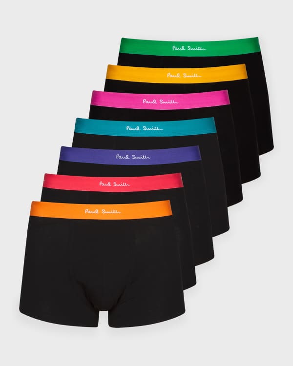 Paul Smith Men's 5-Pack Cotton-Stretch Trunks | Neiman Marcus