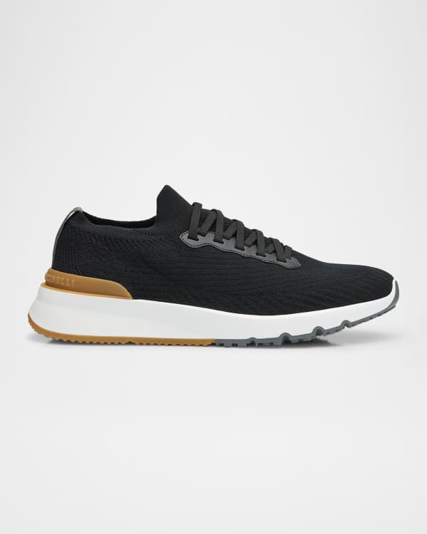 Lanvin Men's Meteor Colorblock Runner Sneakers | Neiman Marcus