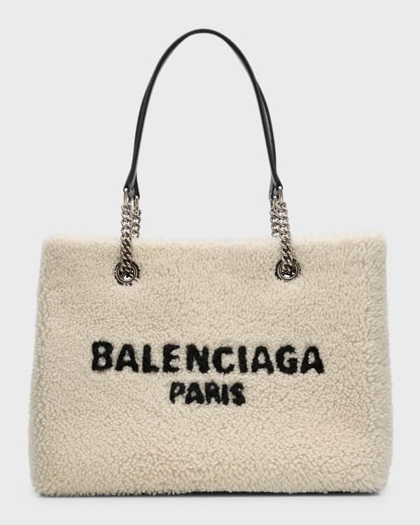 Balmain B Army Medium Shopper Tote Bag in Recycled PVC with Leather ...