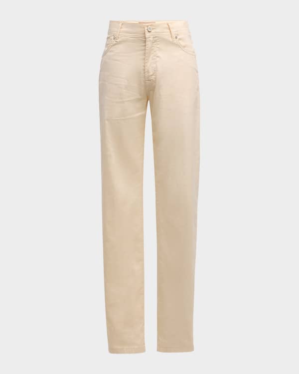 PAIGE Men's Fraser Stretch Twill Cuffed Pants | Neiman Marcus