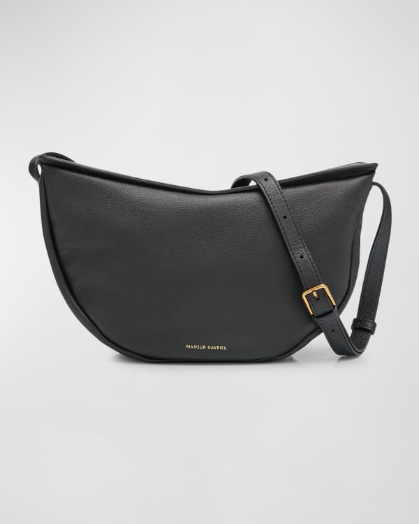 Oryany Rookie Half-Moon Leather Crossbody Bag | Neiman Marcus