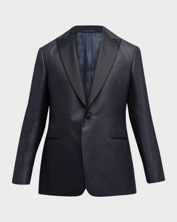 Kiton Men's Chevron Dinner Jacket | Neiman Marcus