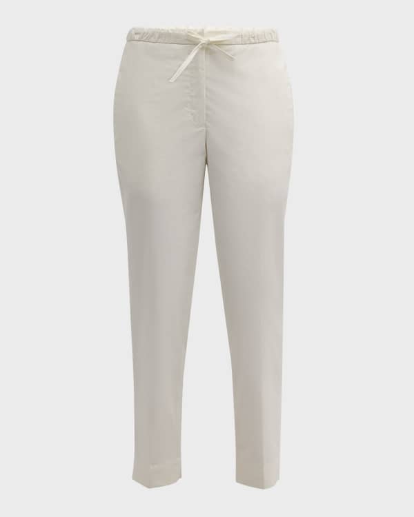 Isabel Marant Nolena High-Rise Pintuck Straight-Leg Ankle Pants ...