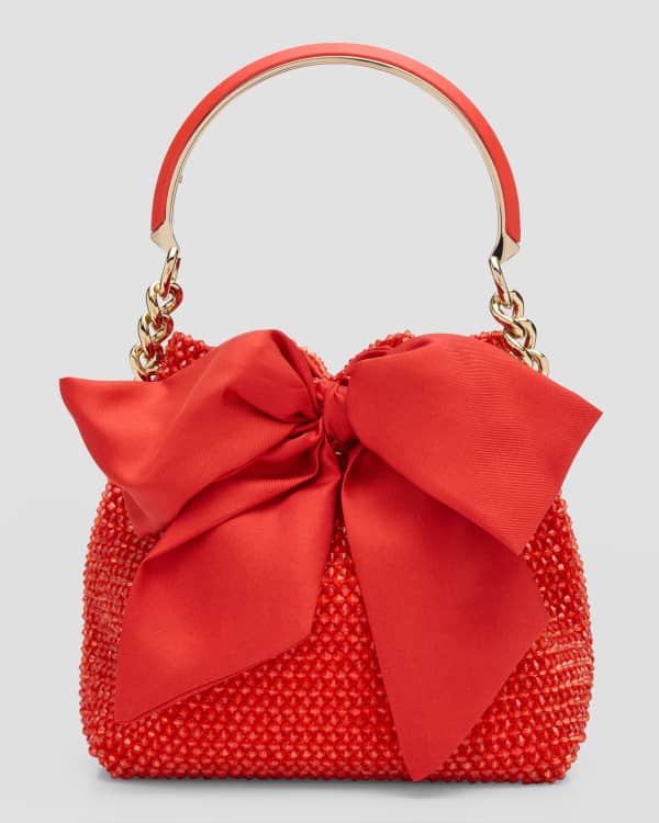 Jimmy Choo Bon Bon Crystal-Embellished Bucket Bag | Neiman Marcus