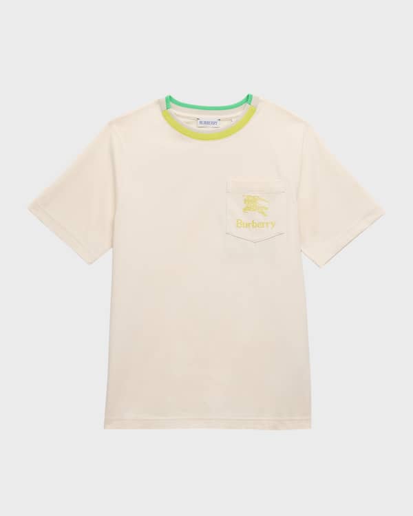 Burberry Boy's Logo Address T-Shirt, Size 3-14 | Neiman Marcus