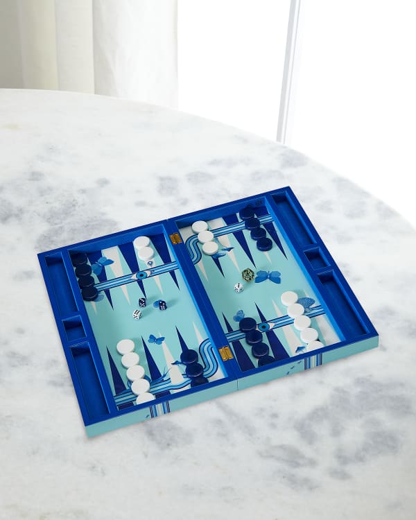Jonathan Adler Botanist Backgammon Set | Neiman Marcus