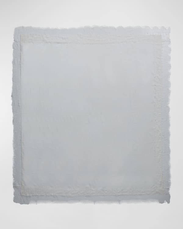 Bindya Accessories Gray Lace Cashmere & Silk Evening Wrap | Neiman Marcus