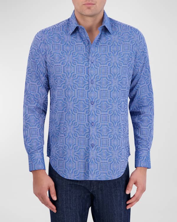 Robert Graham Men's Vine Cotton-Stretch Sport Shirt | Neiman Marcus