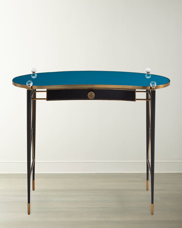 MacKenzie-Childs Pretty As A Bow Writing Desk | Neiman Marcus