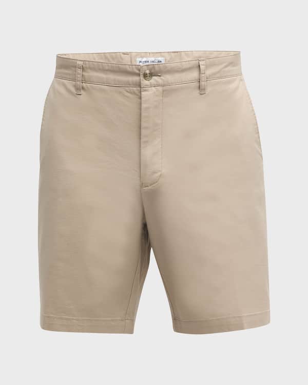 Peter Millar Men's Crown Soft Touch Twill Shorts | Neiman Marcus