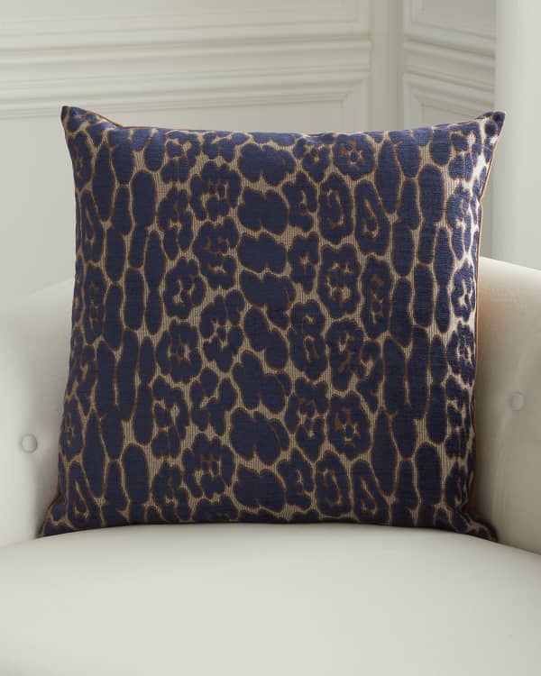 Dolce&Gabbana Casa Leopard Velvet Cushion, 18” | Neiman Marcus