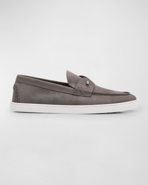 Loro Piana Men's Sea-Sail Walk Suede Boat Shoes | Neiman Marcus