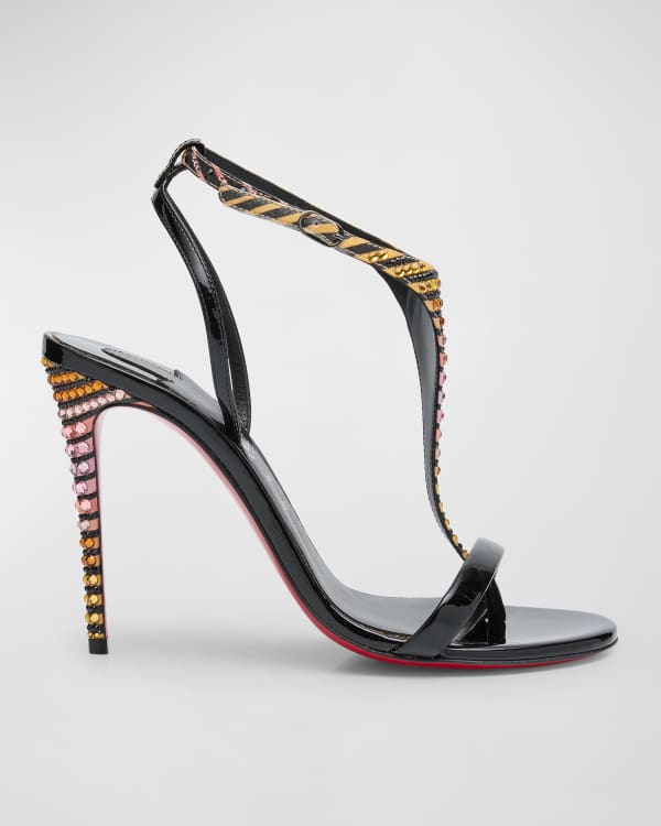Christian Louboutin Condora Queen Leather Red Sole Sandals | Neiman Marcus