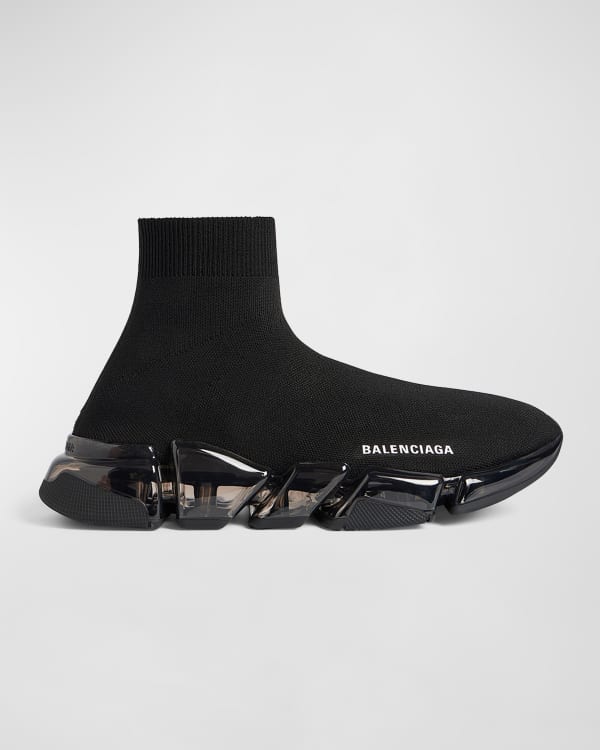 Balenciaga Men's Multicolor Mesh Runner Sneakers | Neiman Marcus