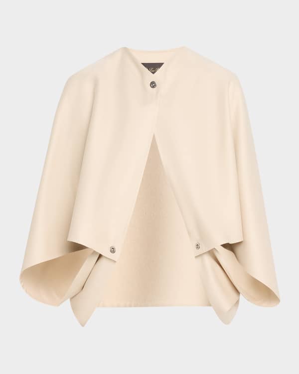 Loro Piana Cashmere Belted Cape | Neiman Marcus