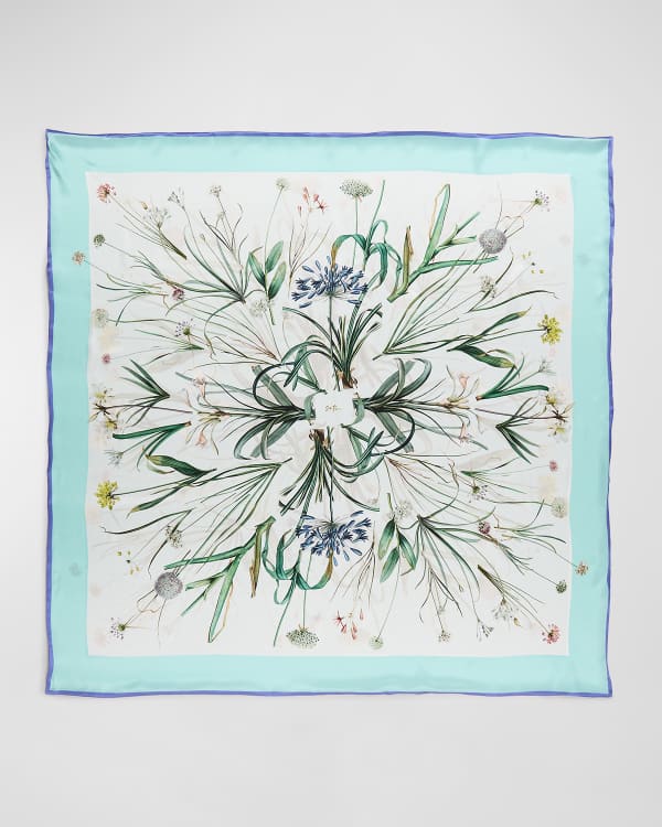 St. Piece Rylie Double-Sided Silk Scarf, 136x136 | Neiman Marcus