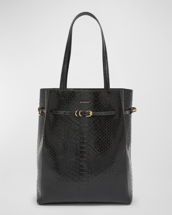 Givenchy G-Tote Medium Shopping Bag in 4G Logo Tweed with Chain Handles | Neiman Marcus