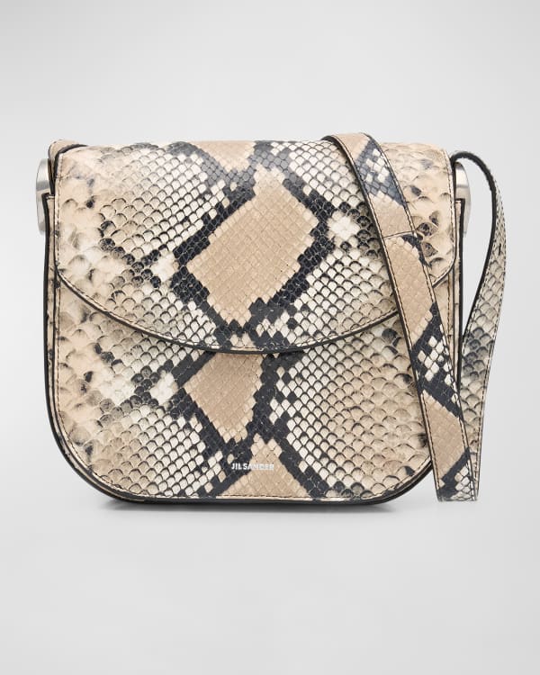 Dolce&Gabbana Graffiti-Print Zip Leather Crossbody Bag | Neiman Marcus