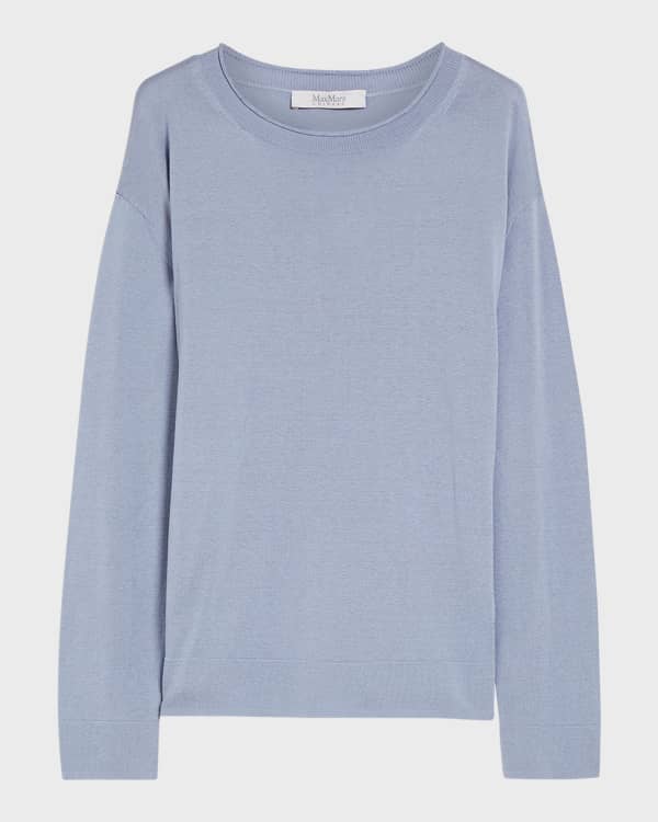 Polo Ralph Lauren Flag Cotton Crewneck Sweater | Neiman Marcus Polo Ralph Lauren Flag Cotton Crewneck Sweater | Neiman Marcus