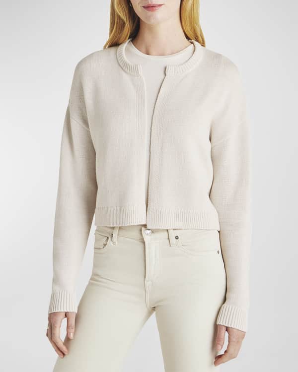 Splendid Dove Open-Front Ombre Cardigan | Neiman Marcus