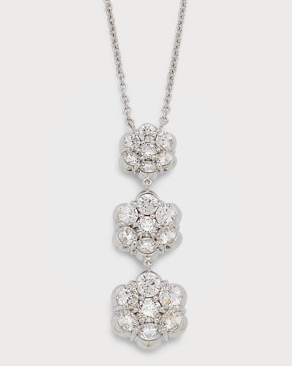 Buccellati Opera Tulle 18K Gold Blue Enamel Diamond Pendant Necklace ...