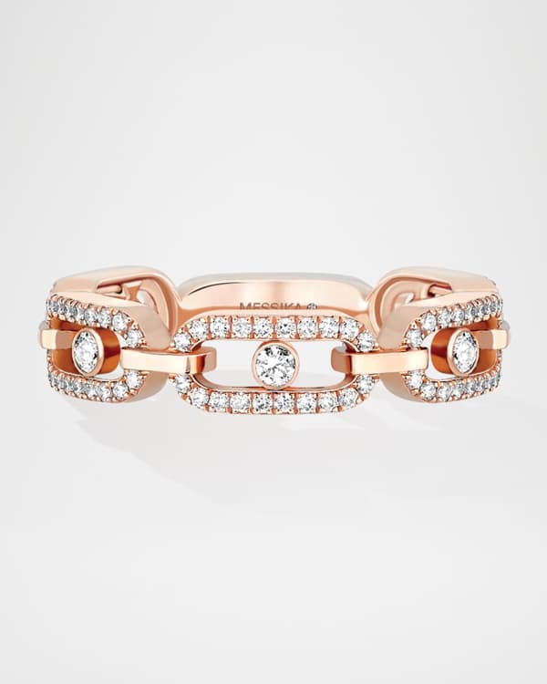 Messika Move Joaillerie 18K Yellow Gold Pavé Diamond Ring | Neiman Marcus