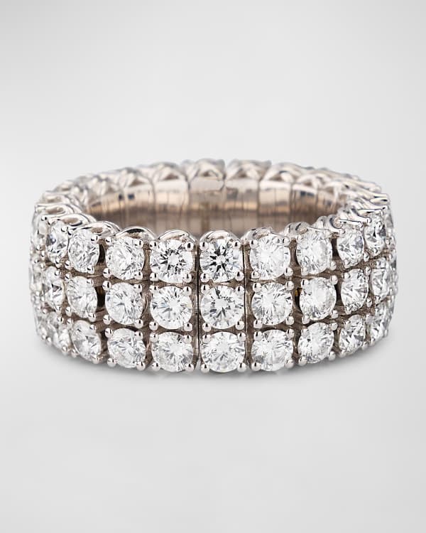 Rahaminov Diamonds 18K Yellow Gold Emerald-Cut Diamond Decagon Ring ...