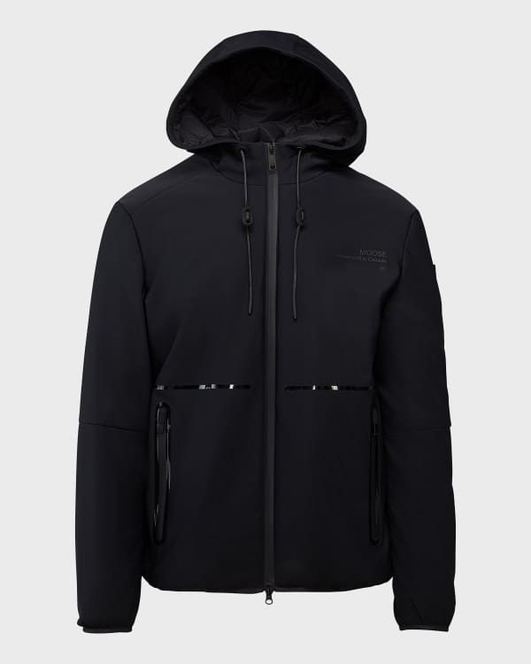Helmut Lang Men's Double-Layer Hooded Parka | Neiman Marcus Helmut Lang Men's Double-Layer Hooded Parka | Neiman Marcus