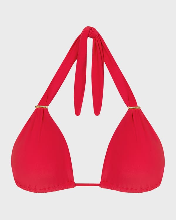 Vix Solid Paula Triangle Bikini Top | Neiman Marcus