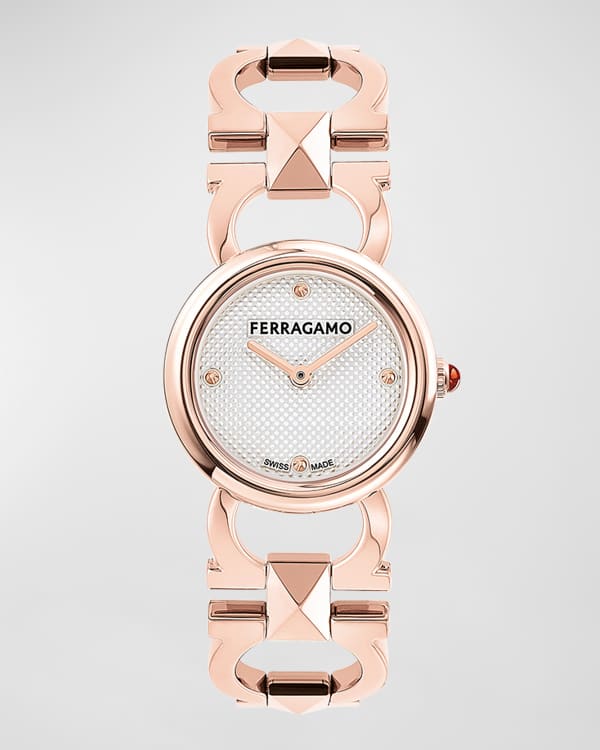 Ferragamo Double Gancini Mini Bracelet Watch | Neiman Marcus