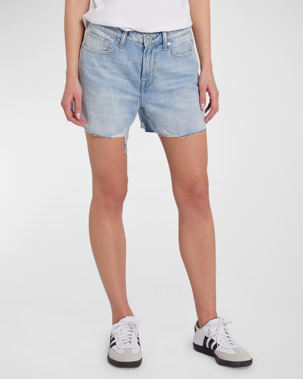 Toteme Classic Denim Bermuda Shorts | Neiman Marcus