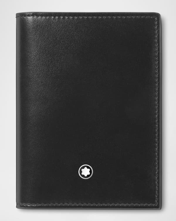 Montblanc Men's Sartorial Saffiano Leather Card Holder | Neiman Marcus