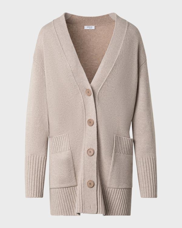 Co Wool-Cashmere Long Cardigan | Neiman Marcus